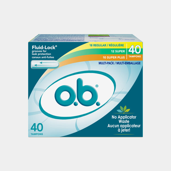 o.b.® Tampons Multi-Pack, 40ct – o.b. Tampons US
